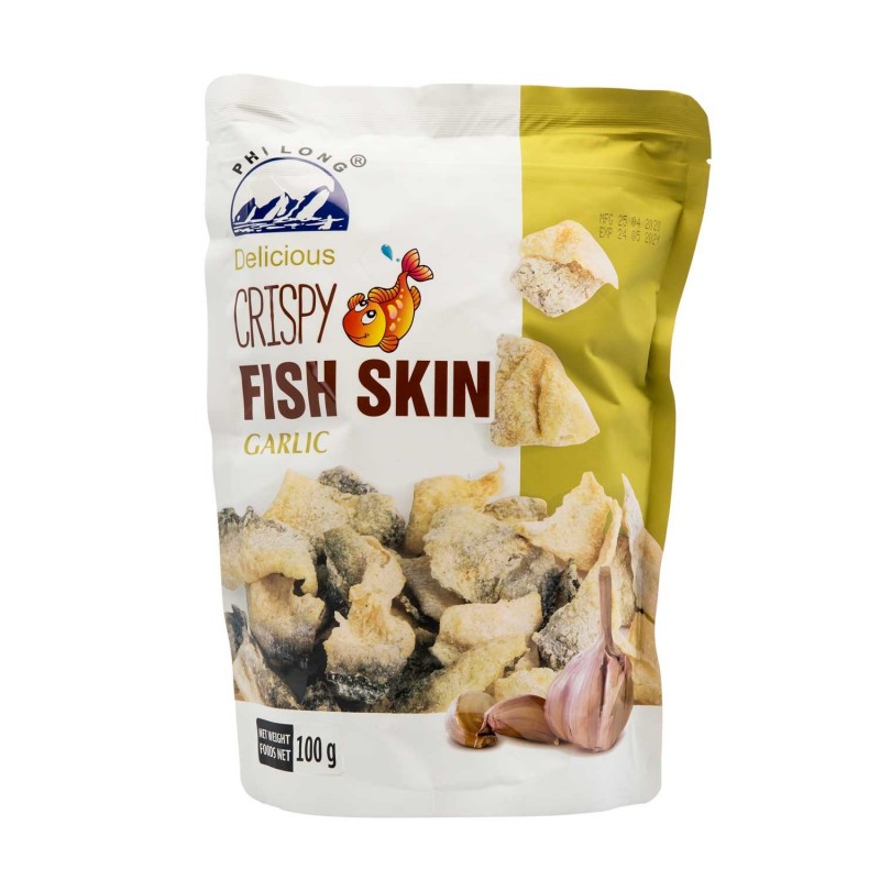 Crispy Fish Skin - Garlic Flavor